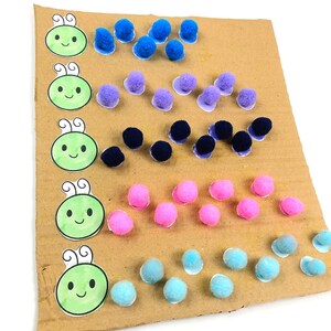 Caterpillar Learning, Color Matching Printable, Children's Learning ...