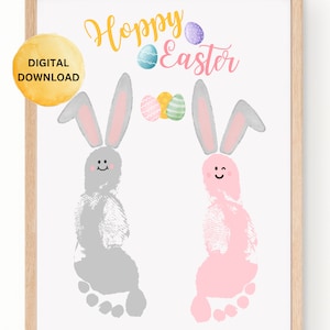 Easter Handprint Art, Easter Footprint Art, Preschool Easter Art ...