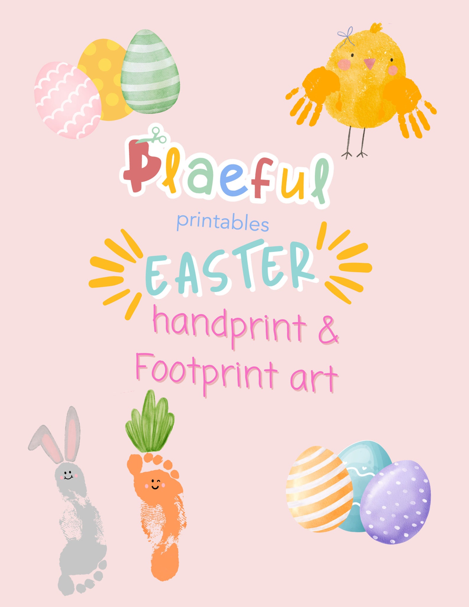 Easter Handprint Art, Easter Footprint Art, Preschool Easter Art ...
