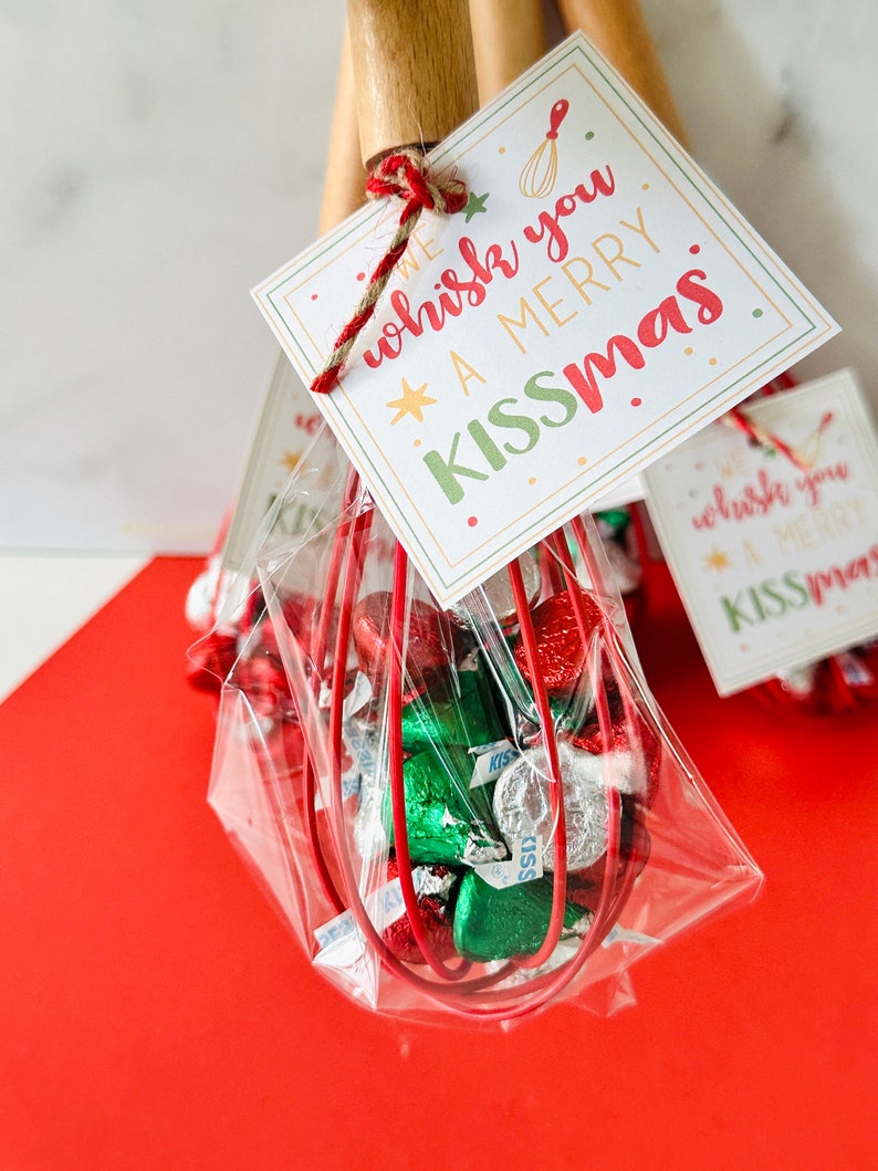 Whisk You A Merry Kissmas Tags: Printable Christmas Favors (digital ...