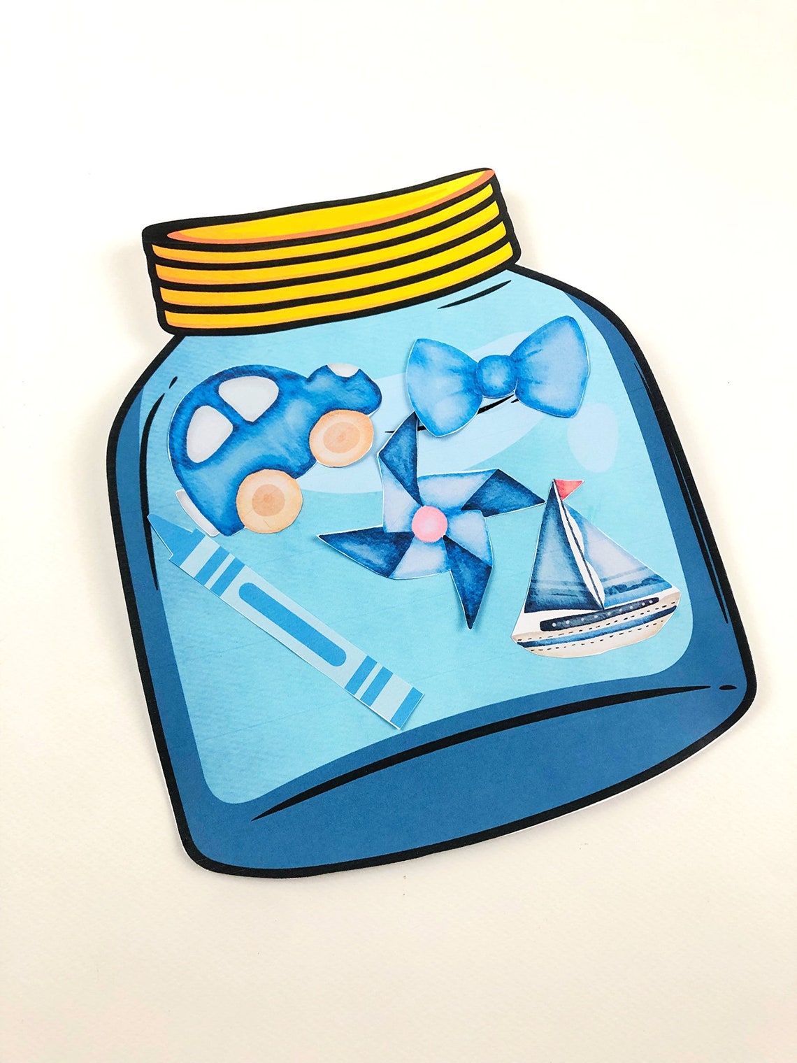 Color Sorting Jars Children's Learning Printable - Etsy