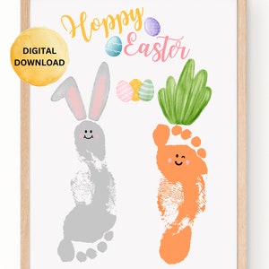 Easter Handprint Art, Easter Footprint Art, Preschool Easter Art ...