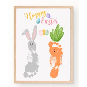 Easter Handprint Art, Easter Footprint Art, Preschool Easter Art ...
