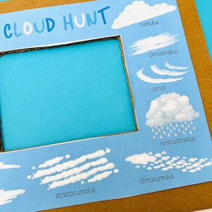 Cloud Hunt Printable, Cloud Printable, Cloud Types, Nature Learning Printable, Kids Learning ...