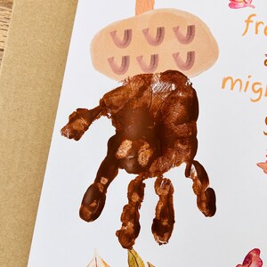 Acorn Handprint Art Printable, Acorn Printable, Fall Art Print ...