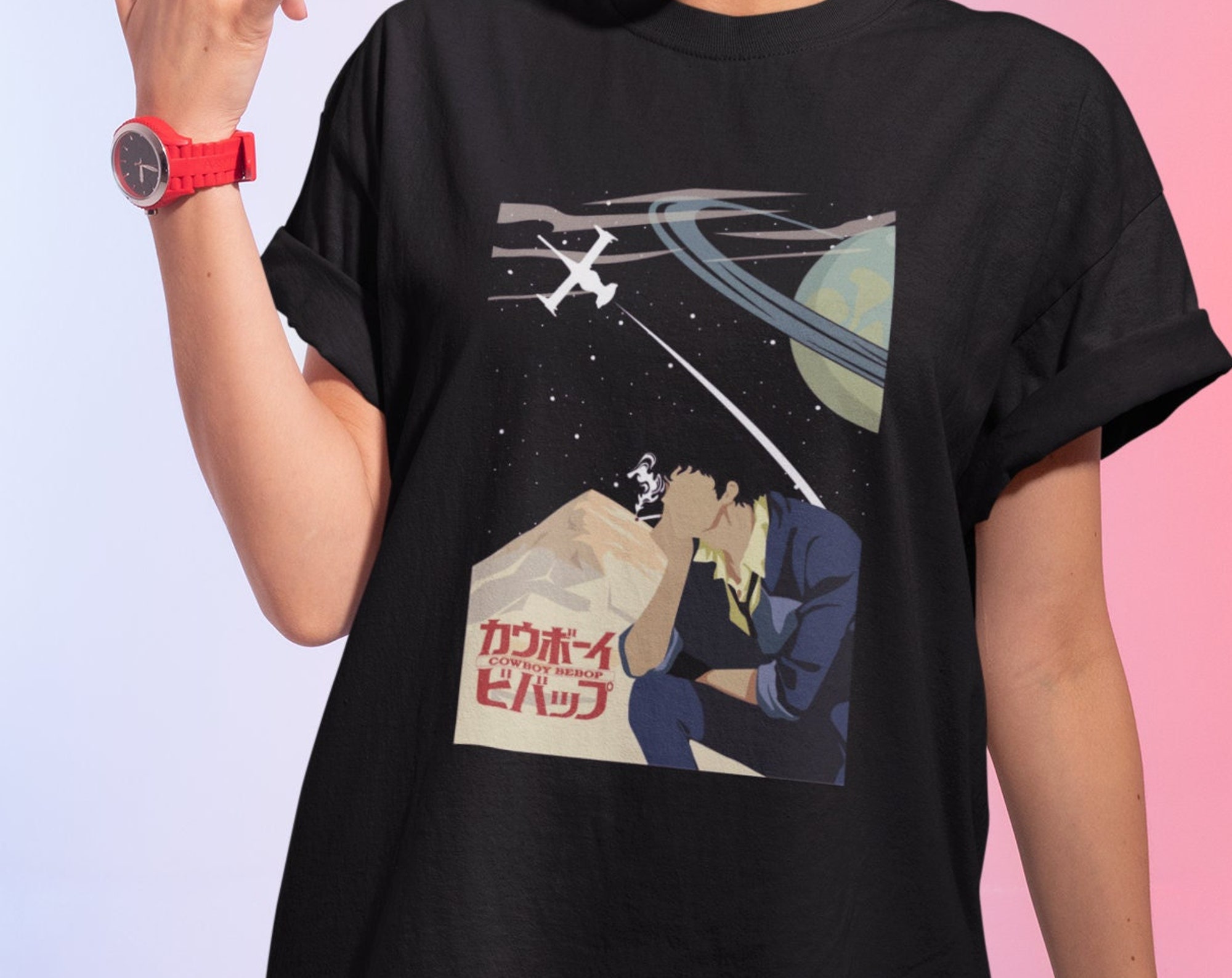 Cowboy Bebop Shirt, Spike Spiegel Shirt, See You Space Cowboy Bebop ...