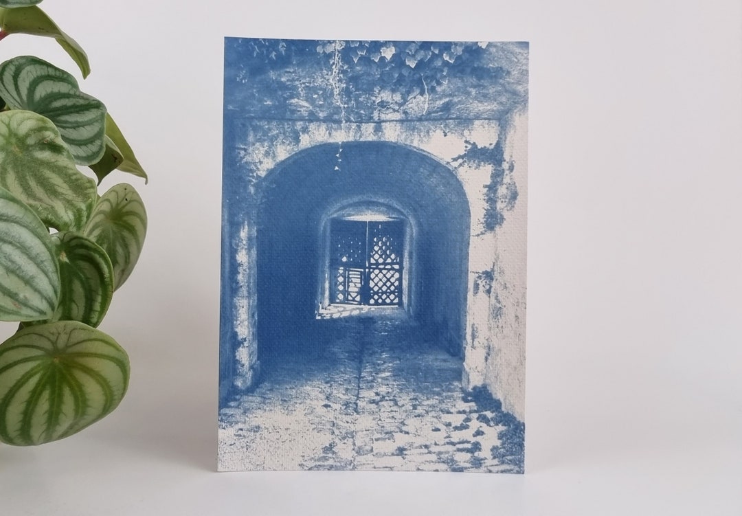 Cyanotype Poster citadel Gate Unique, Limited and Numbered Handcrafted ...