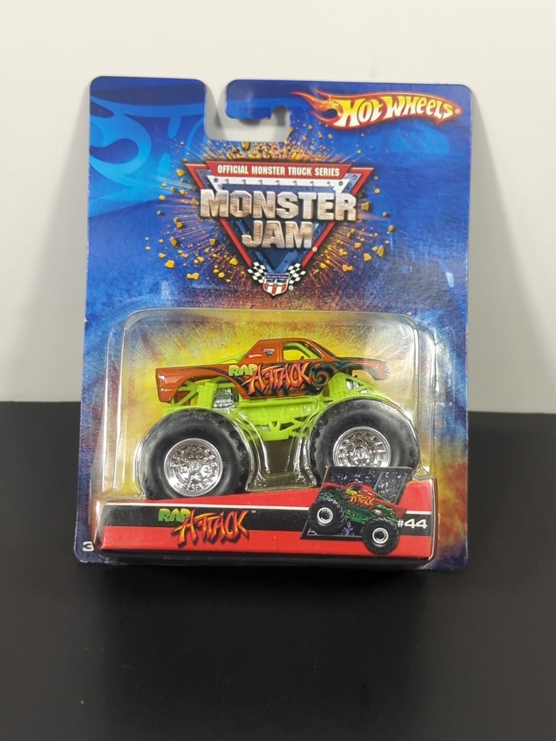 2006 Hot Wheels Monster Jam Rap Attack #44 Brand New in Box Rare Mattel ...