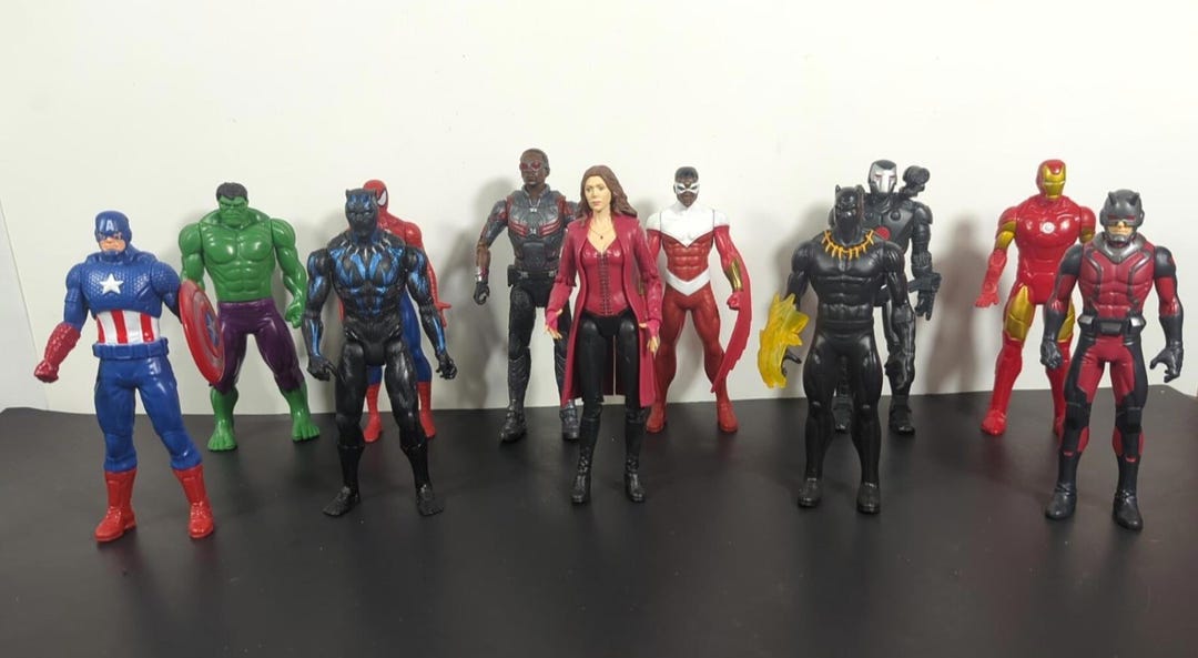 Marvel Avengers Hasbro Action Figure Toy Lot of 11 6"(14cm) TALL Hulk ...