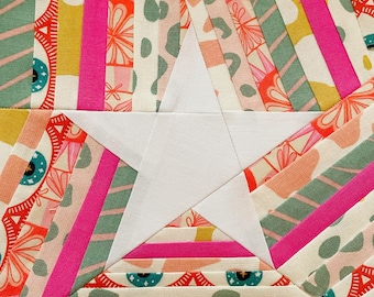 Scrappy Star Paper Piecing Pattern, Multi Sizes, PDF - Etsy