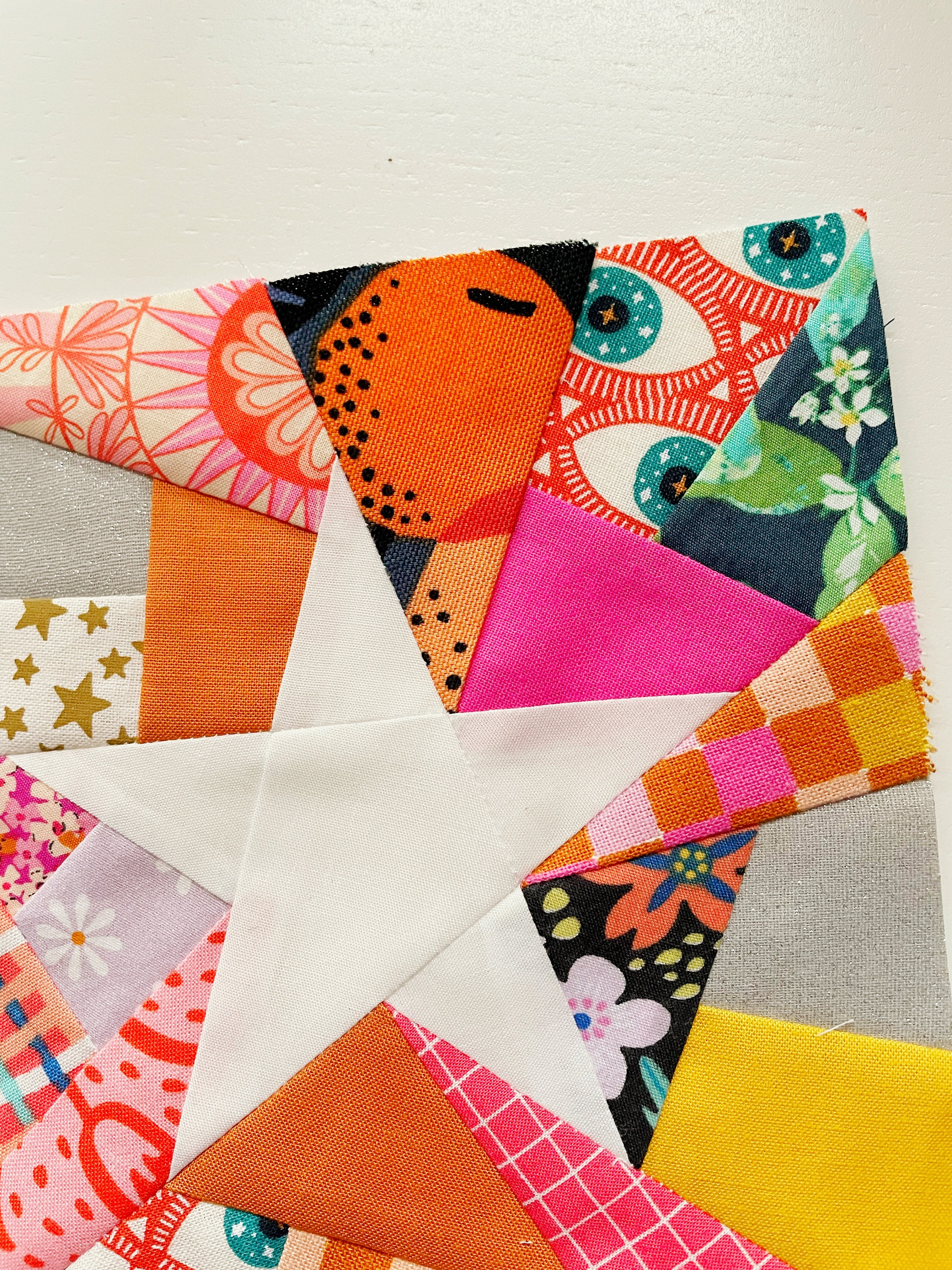 Scrappy Star Paper Piecing Pattern, Multi Sizes, PDF - Etsy