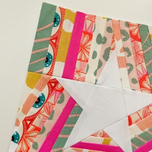 Log Cabin Star Paper Piecing Pattern, Multi Sizes, PDF, FPP Pattern - Etsy