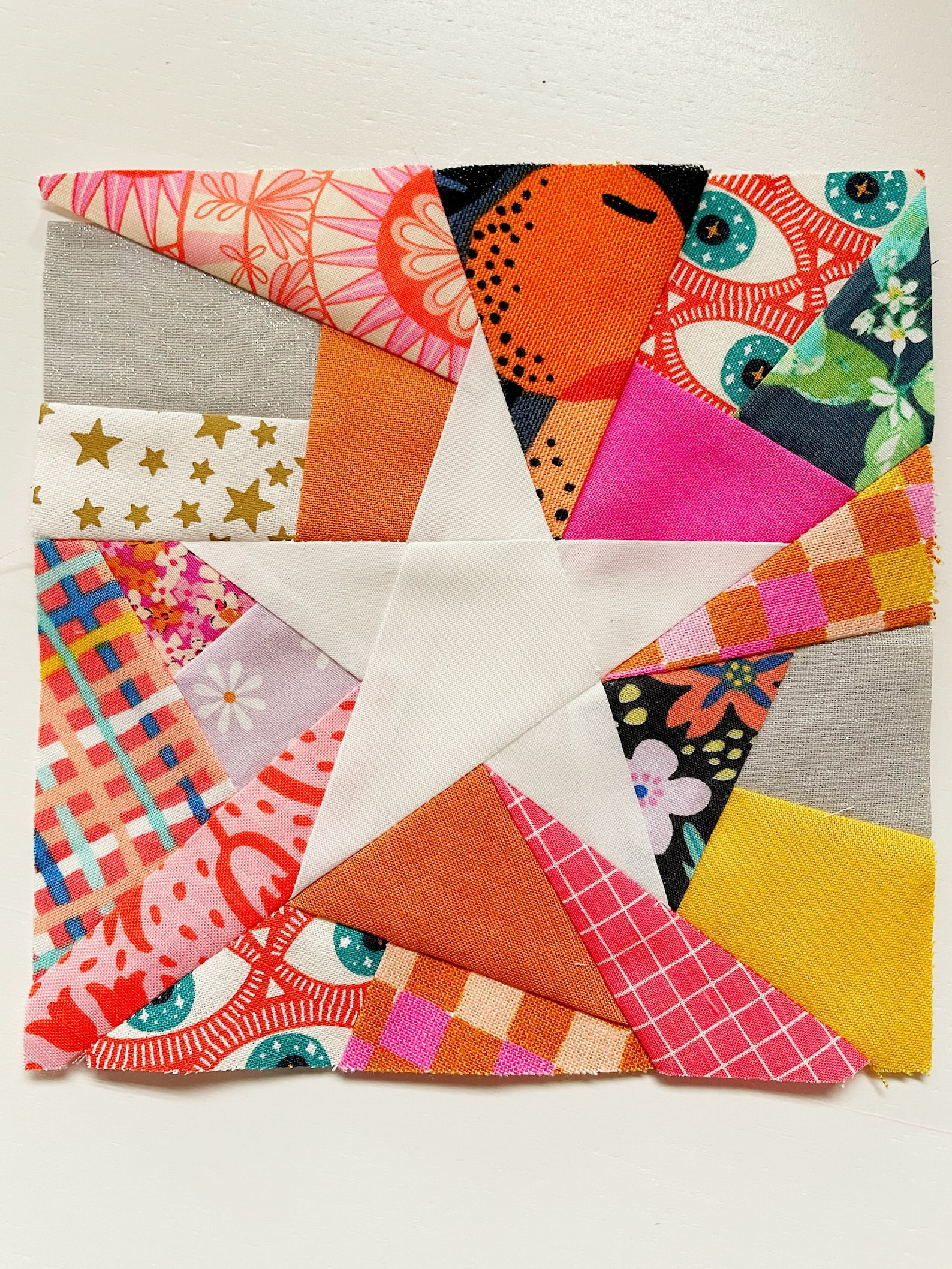 Scrappy Star Paper Piecing Pattern, Multi Sizes, PDF - Etsy