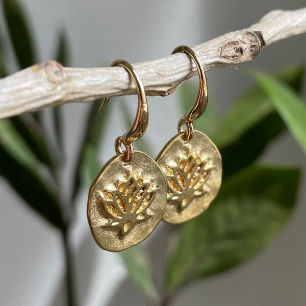 Dangle Coin Earrings - Etsy