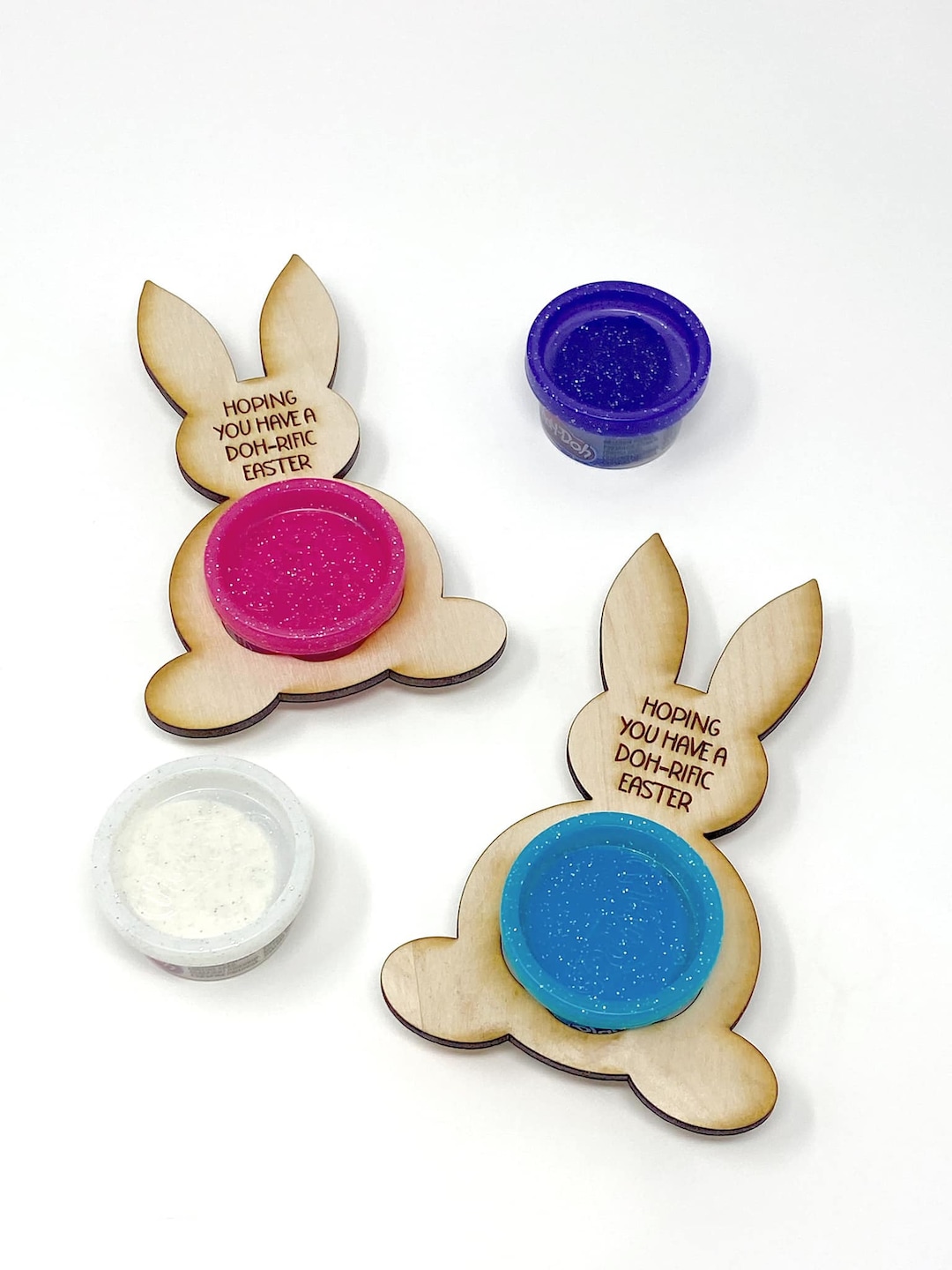 Bunny Play-doh Holders - Etsy