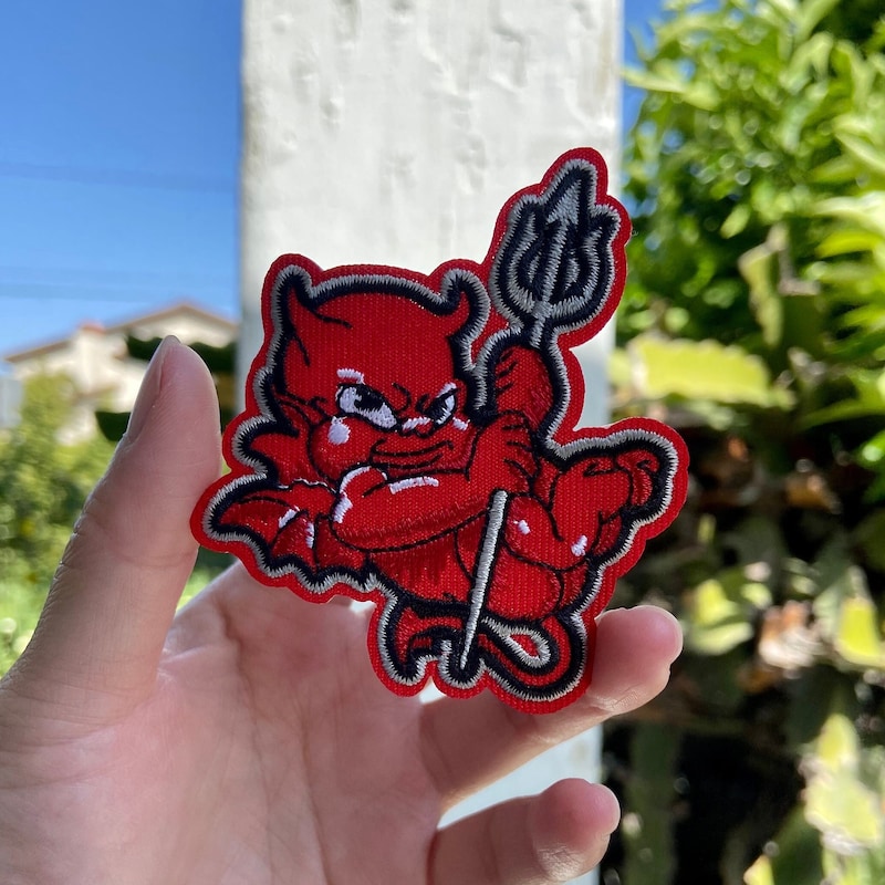 Red Devil Patch - Etsy