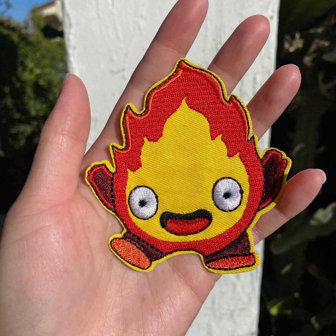Howls Moving Castle Inspired Calcifer Smiling Flamin Hot - Etsy