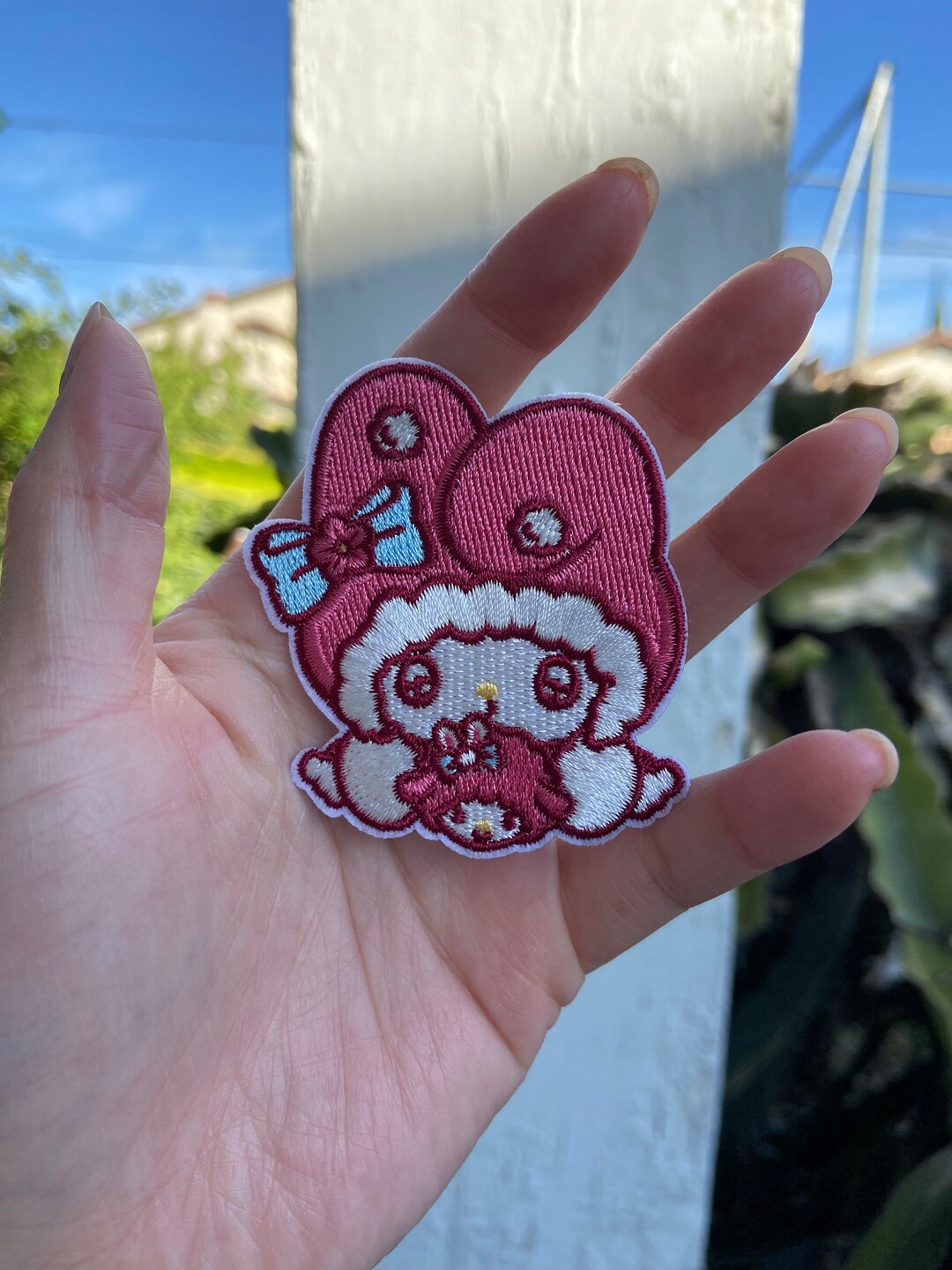 Sanrio Inspired My Melody White Bunny Rabbit in Hot Pink Snowsuit With ...