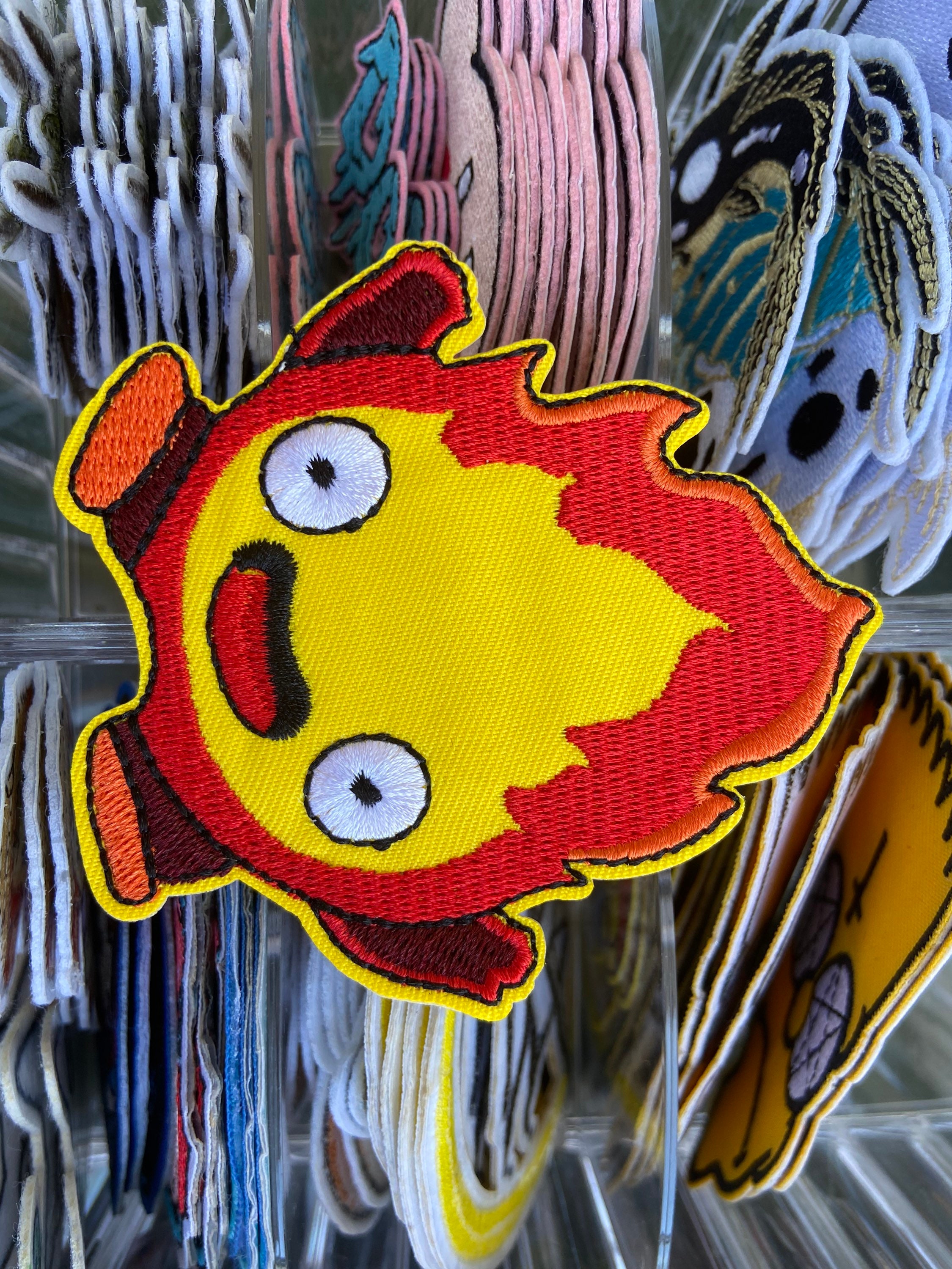 Howls Moving Castle Inspired Calcifer Smiling Flamin Hot - Etsy