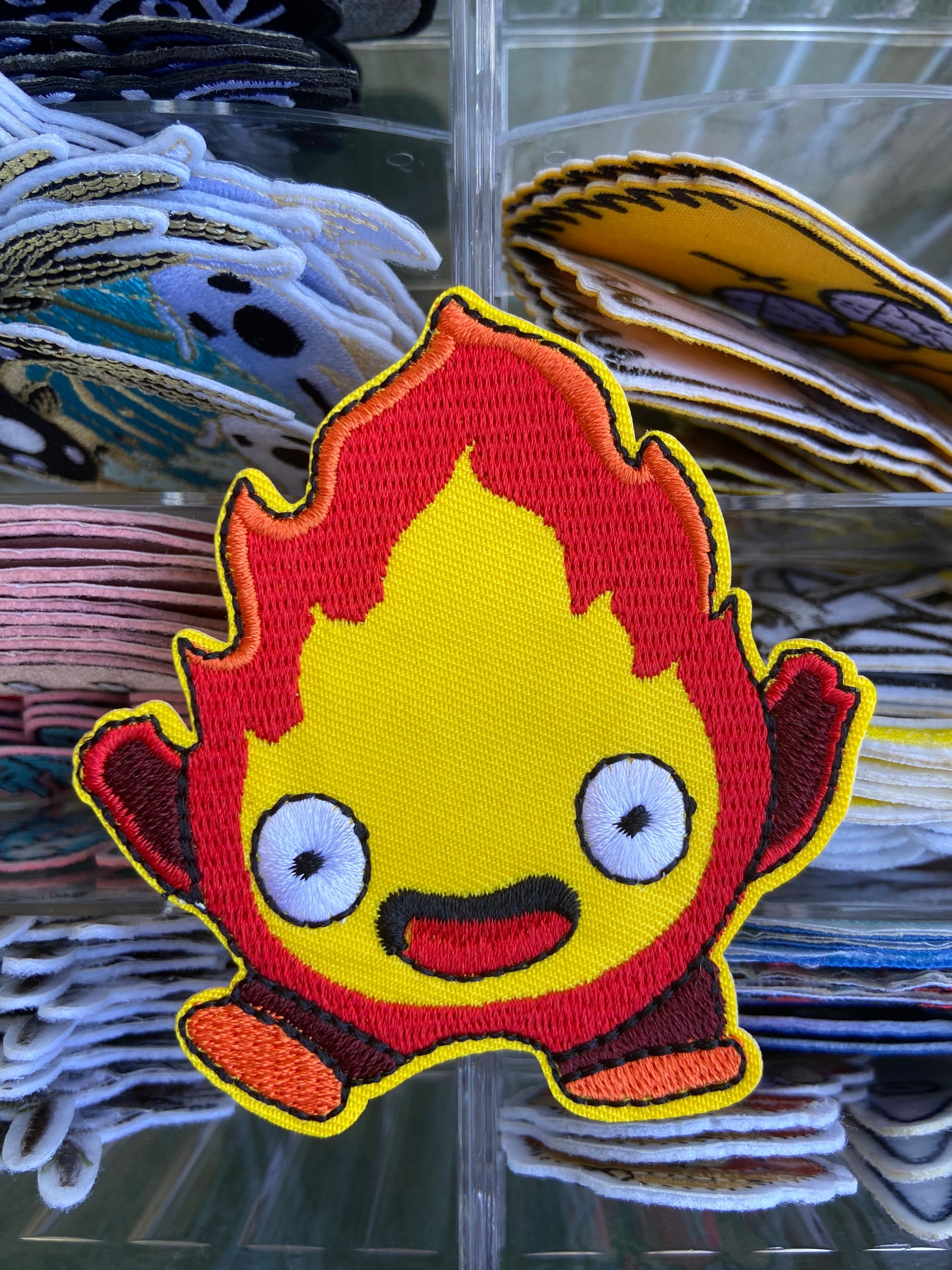 Howls Moving Castle Inspired Calcifer Smiling Flamin Hot - Etsy