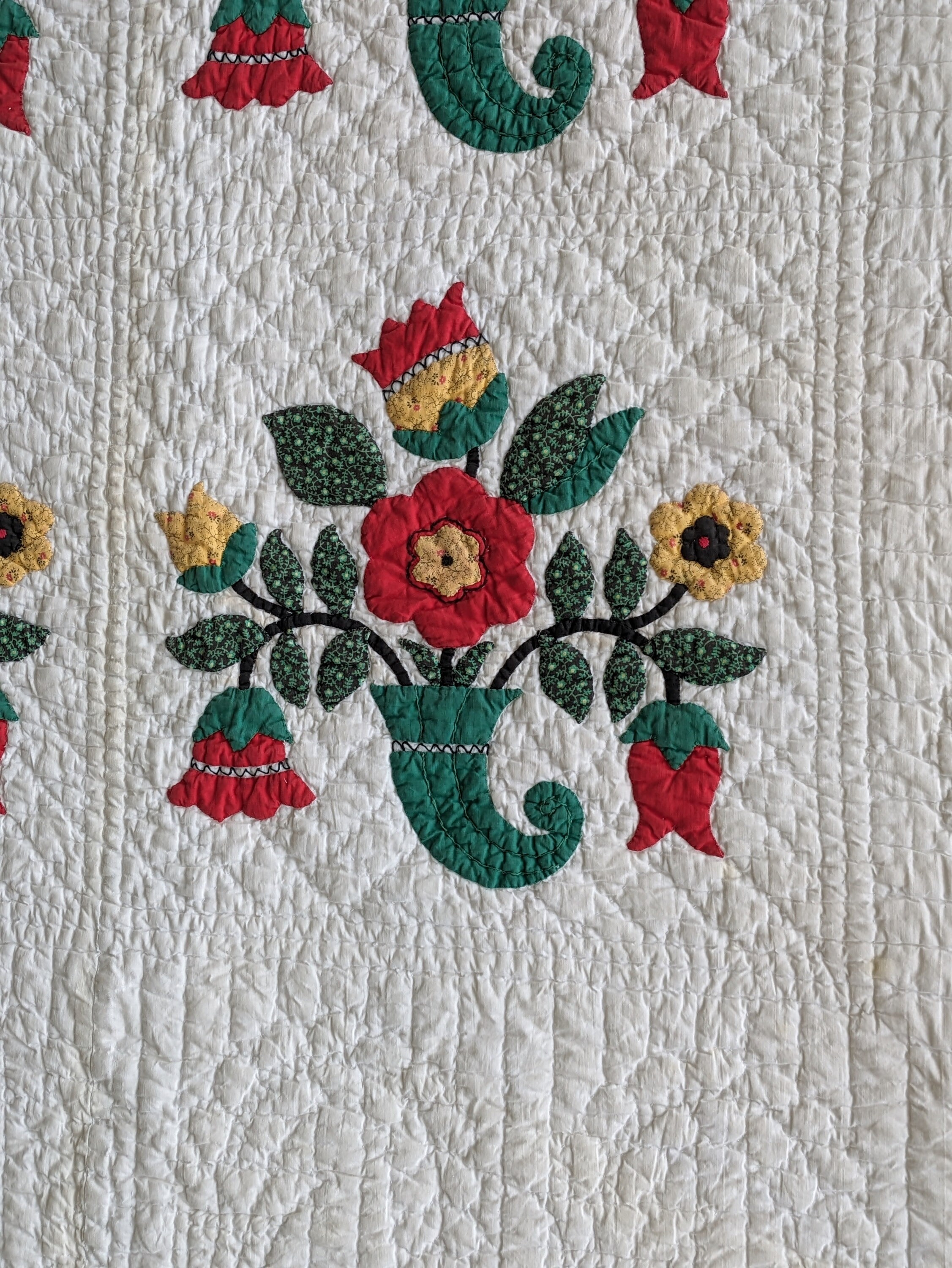 Antique Applique Heavy Quilt - Etsy