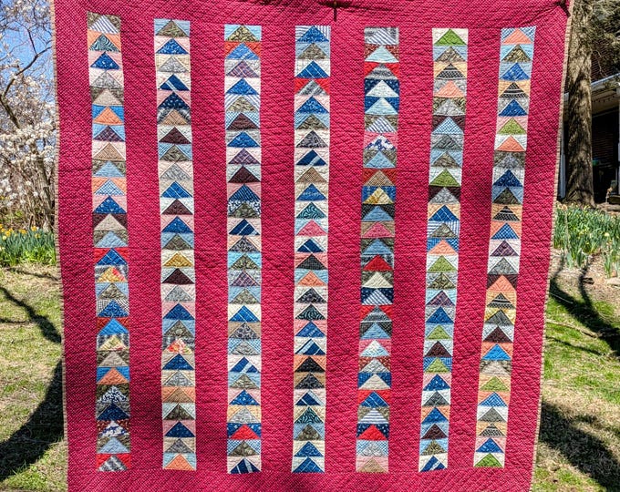 Museum-quality Antique 1800s Quilt | Flying Geese | Early American - Etsy