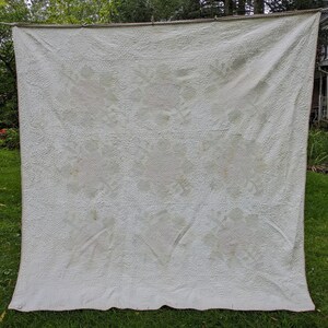 Antique Early American 1800s Applique Quilt - Etsy