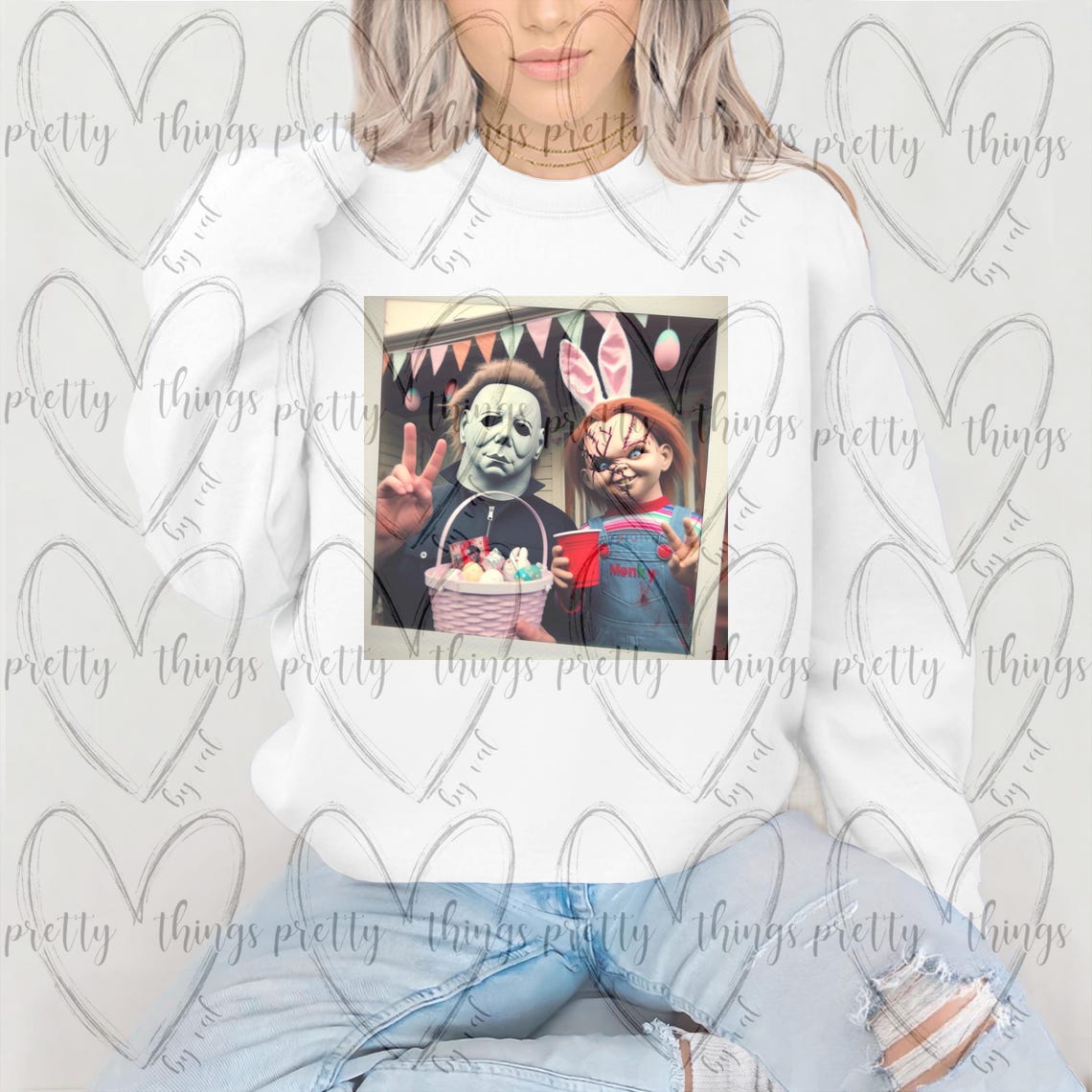 Michael, Jason, Chucky, Vintage Aesthetic, Bunny, Gifts, Custom,spring ...