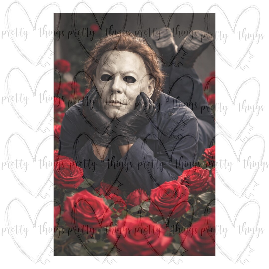 SCARY Love-dark Romance Horror Art Print | Gothic Among Red Roses ...