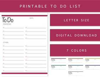 Multiple to Do List | Etsy