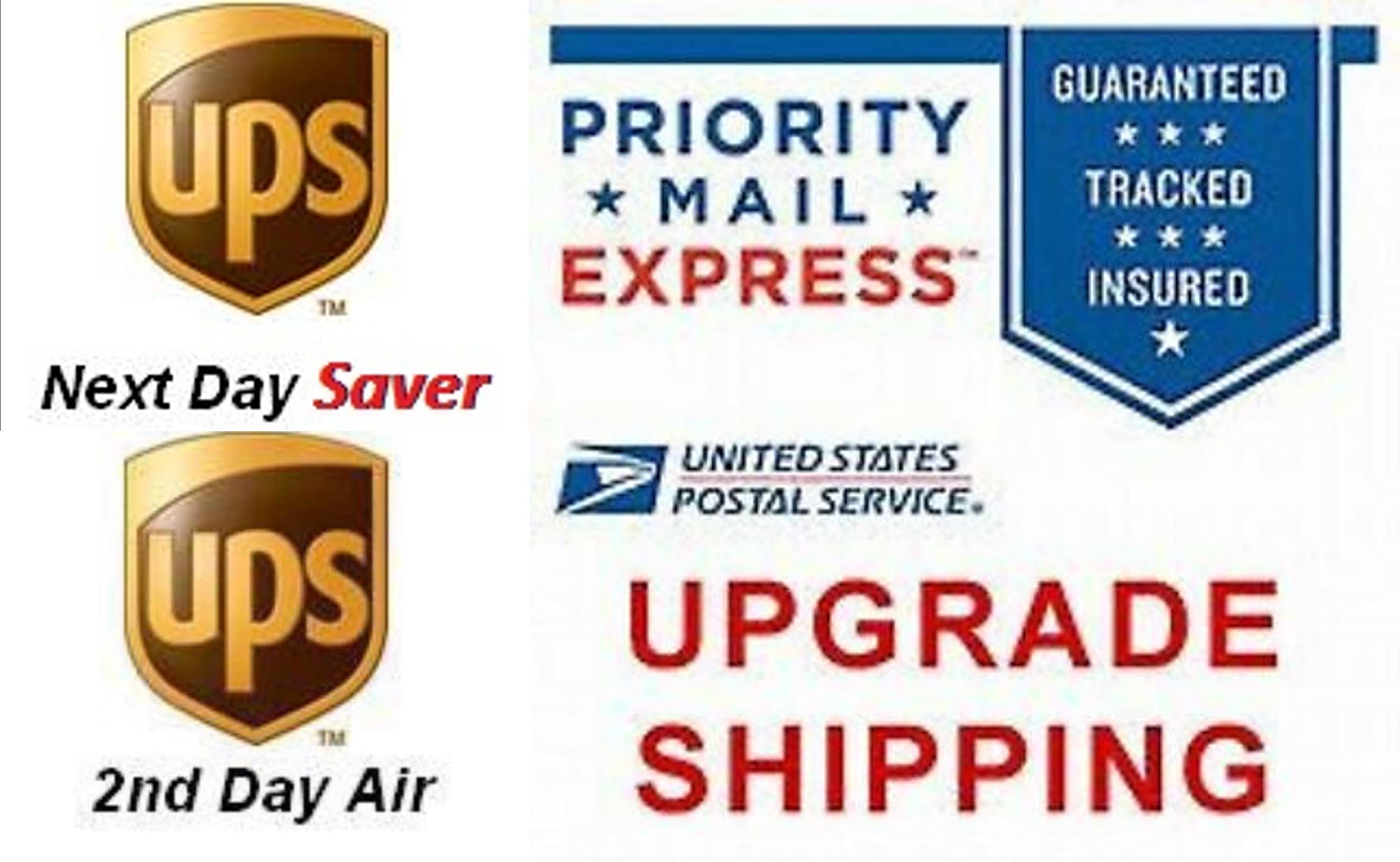 UPS 2nd Day / UPS Next Day Air Saver / USPS Express Shipping Upgrade - Etsy