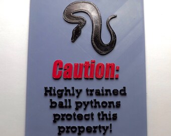 Python Sign - Etsy