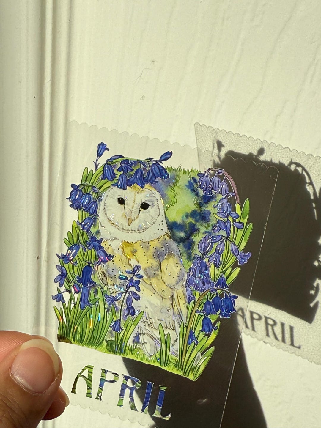A Year of Scottish Wild Birds – Iridescent PET Stickers 6*8cm Single ...