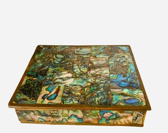 Abalone Shell Trinket Box - Etsy