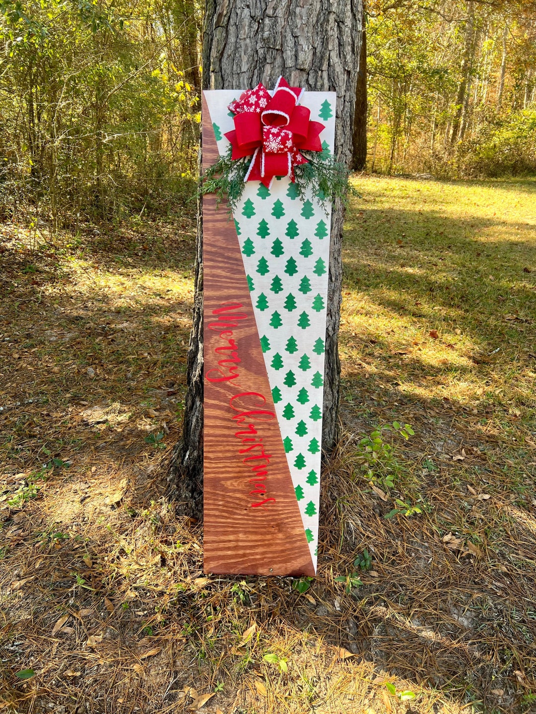 Merry Christmas Entryway Door Leaner Porch Leaner Front Door Leaner - Etsy