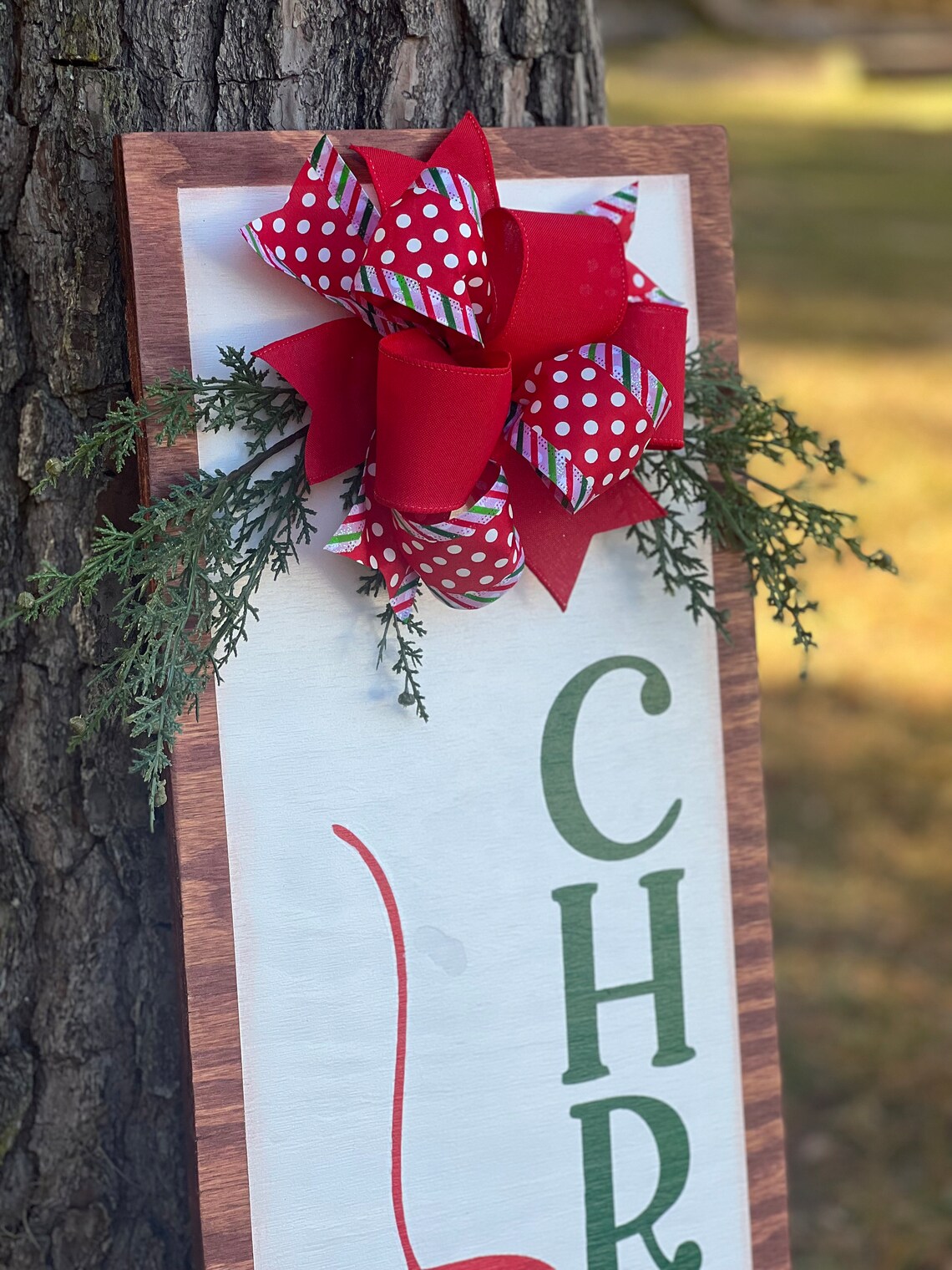 Merry Christmas Entry Way Door Leaner - Etsy