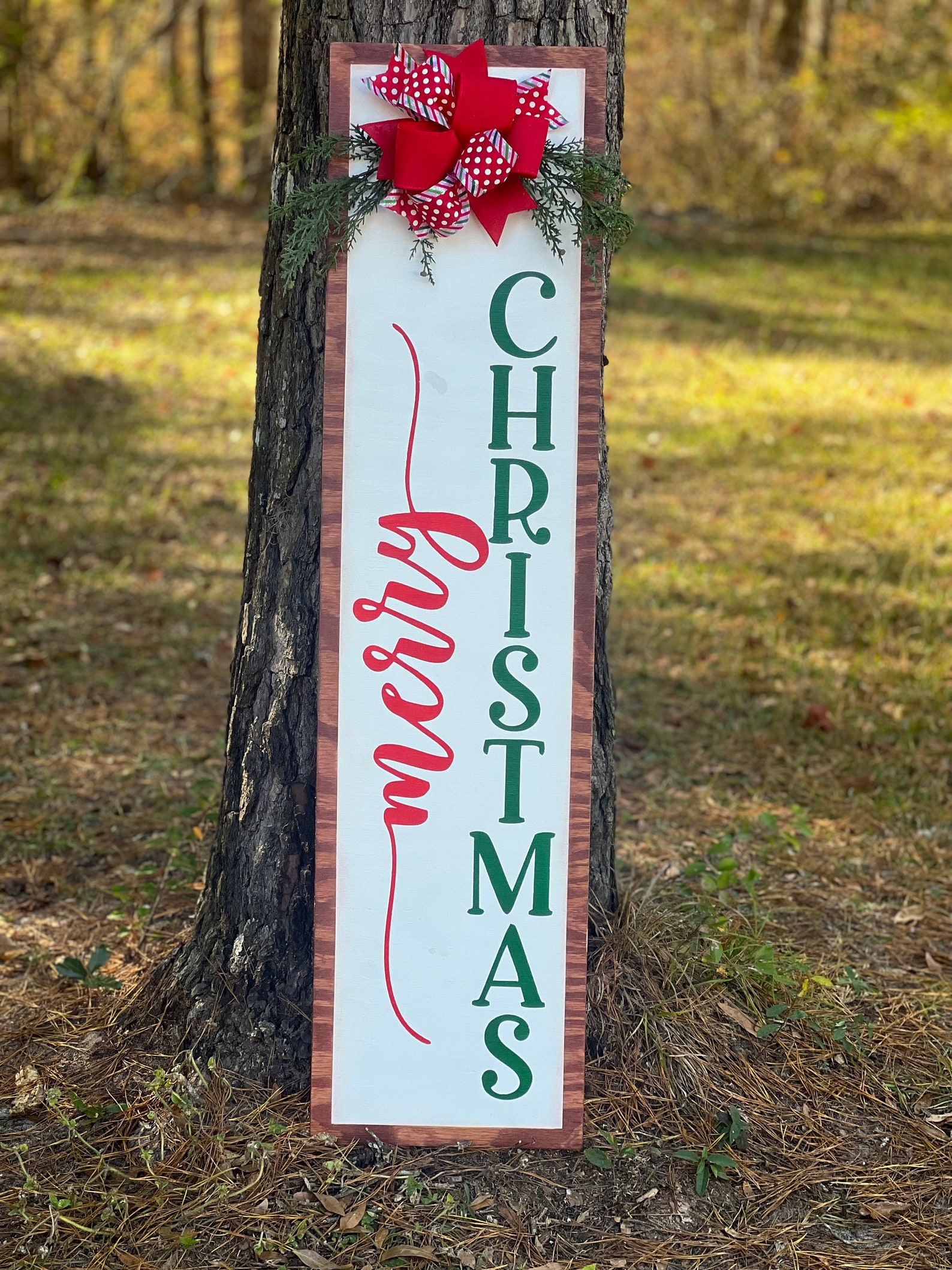 Merry Christmas Entry Way Door Leaner - Etsy