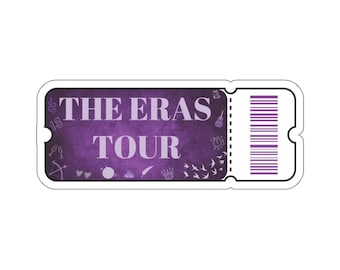Eras Tour Sticker Red Theme, Die-cut Stickers, Scrapbooking Stickers ...