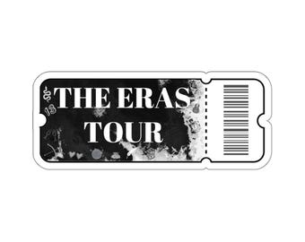 Eras Tour Sticker Red Theme, Die-cut Stickers, Scrapbooking Stickers ...
