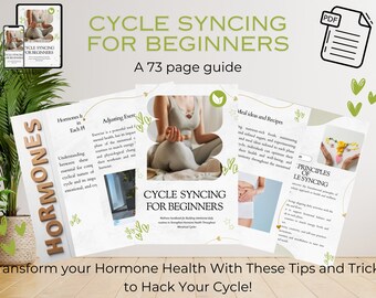 Cycle Syncing Guide + Planner - Etsy