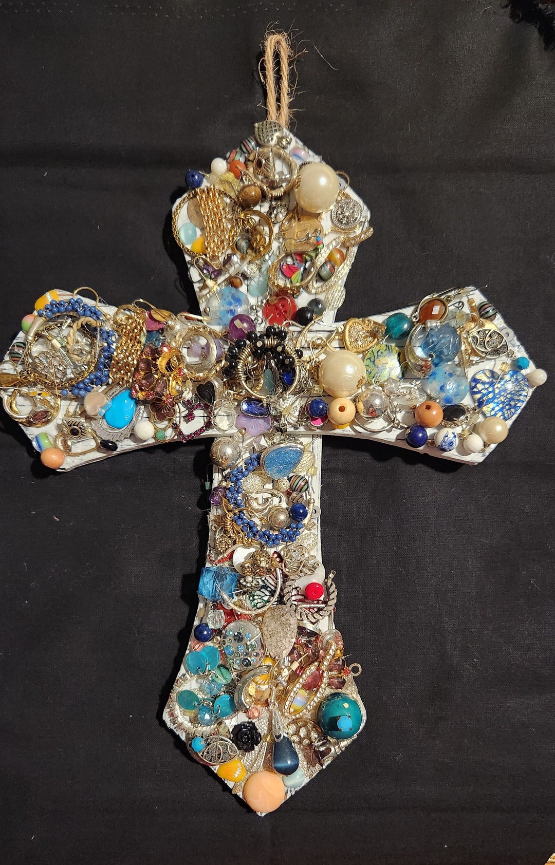 Bejeweled Jewelry Cross - Etsy