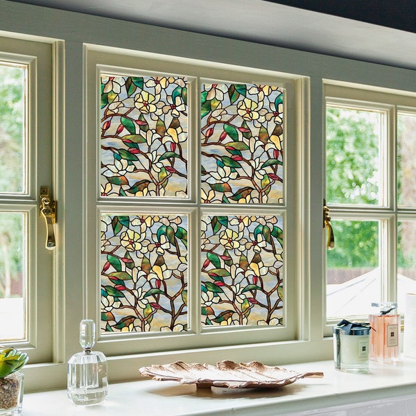 Stained Glass Window Stickers - Etsy