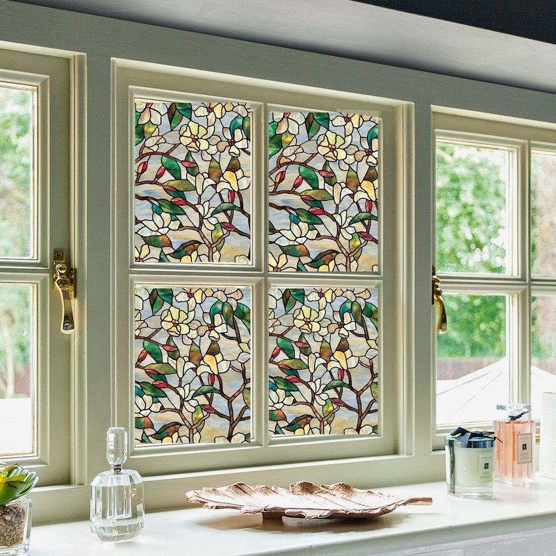 Stained Glass Window Stickers - Etsy