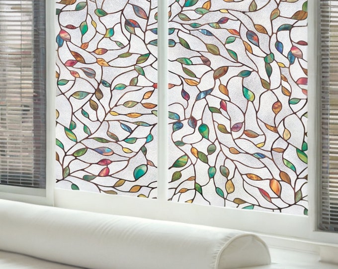 3D Premium Window Privacy Film, Static Cling Sticker,anti-uv, No Glue ...