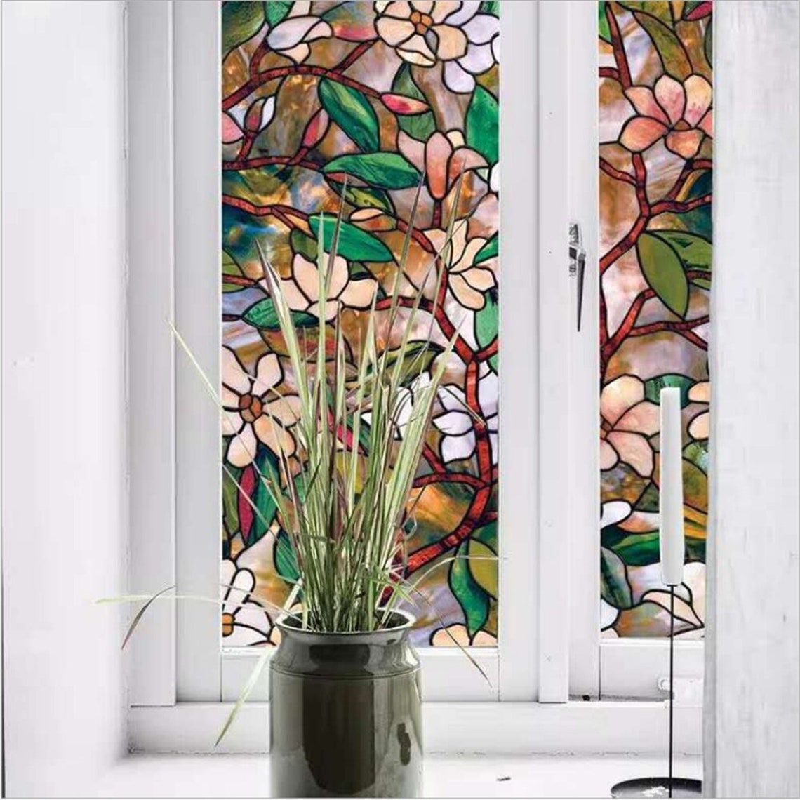 Modern Decorative Window Privacy Film Non Sticky Static Cling - Etsy