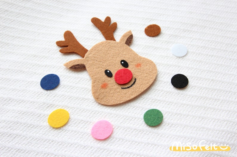 Rudolph, Rudolph Felt Story /rudolph's Nose Flannel Board Set / Winter ...