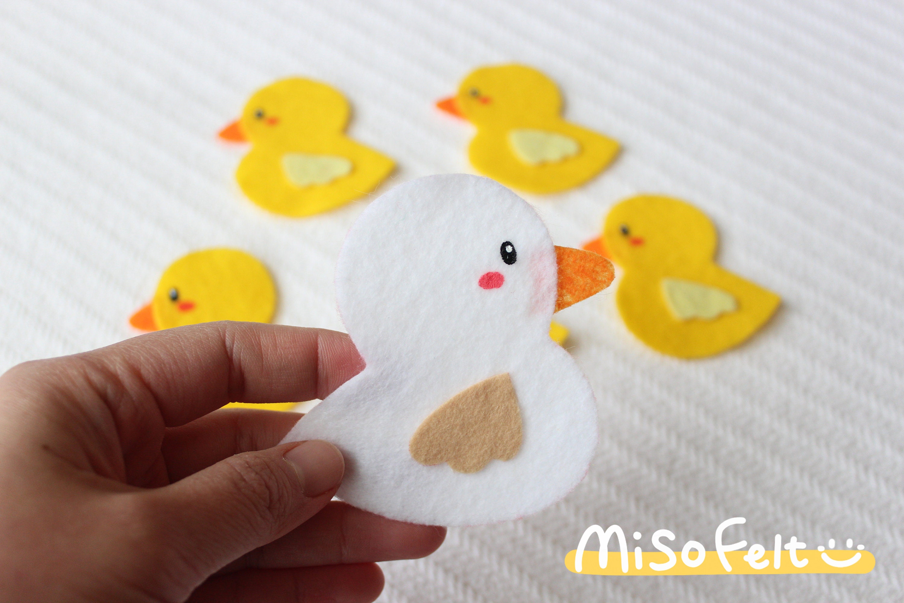 Five Little Ducks Felt Set / Little Ducks Flannel Board Set / - Etsy