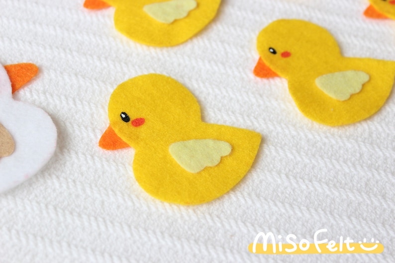 Five Little Ducks Felt Set / Little Ducks Flannel Board Set / Preschool ...