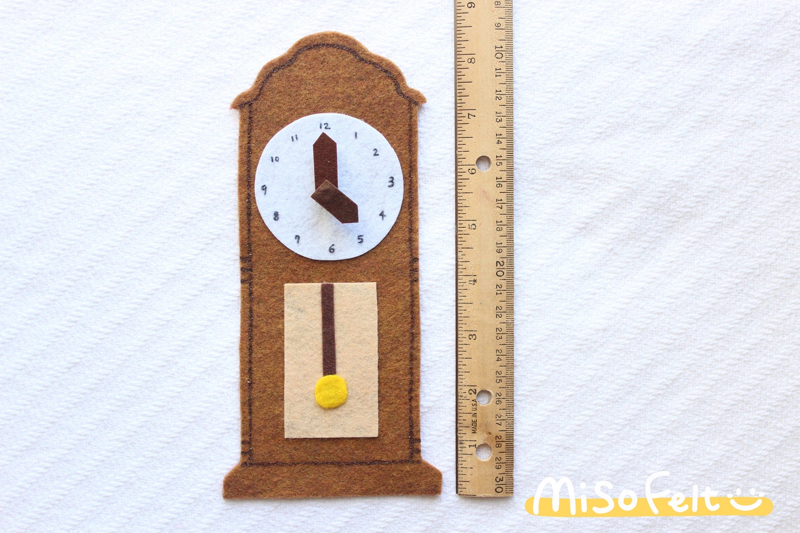 Hickory Dickory Dock Felt Set / Clock & Animals Flannel Board ...
