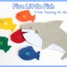 Five Little Fish Felt Story Set / 5 Little Fish Teasing Mr Shark ...
